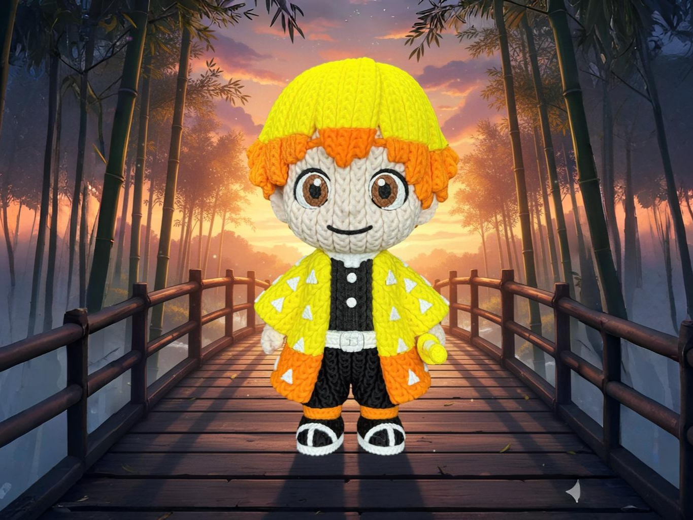 3D Printer Files | 3MF File | Zenitsu - Knitted - Crochet - Multipart ...