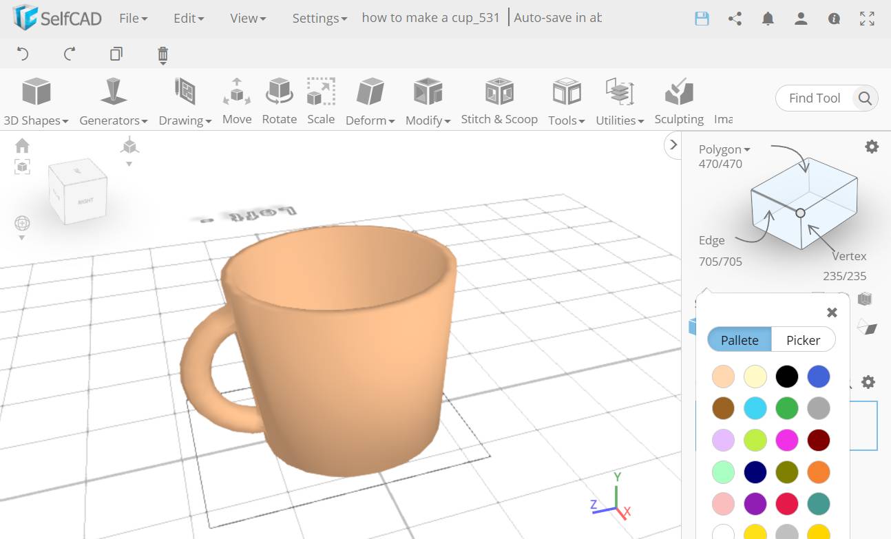 HOW TO CREATE A 3D CUP