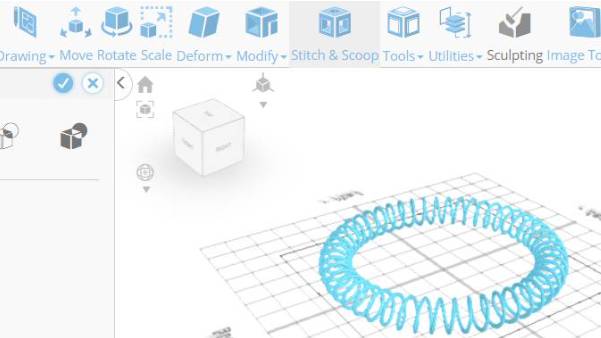 Designing a Toroidal Spring | Creality Cloud