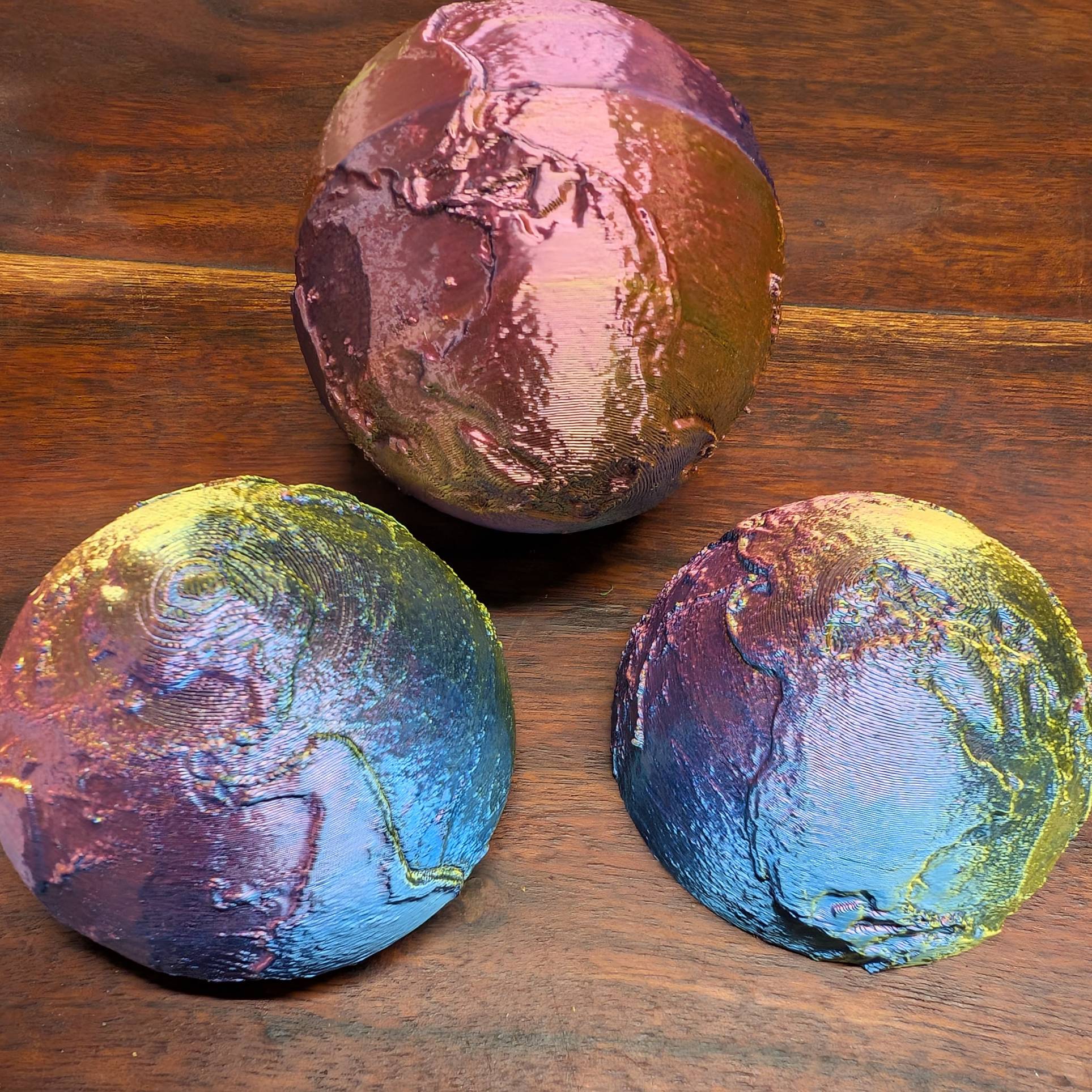 3D Printer Files | 3MF File | Earth Globe. Topographic Mounted Model ...