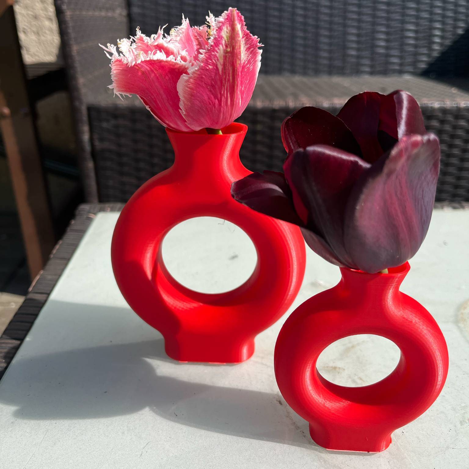 3D Printer Files | 3MF File | A vase, a flower pot with a futuristic ...