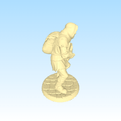 Characters & Creatures STL Download - medieval messanger terrorized D&D ...