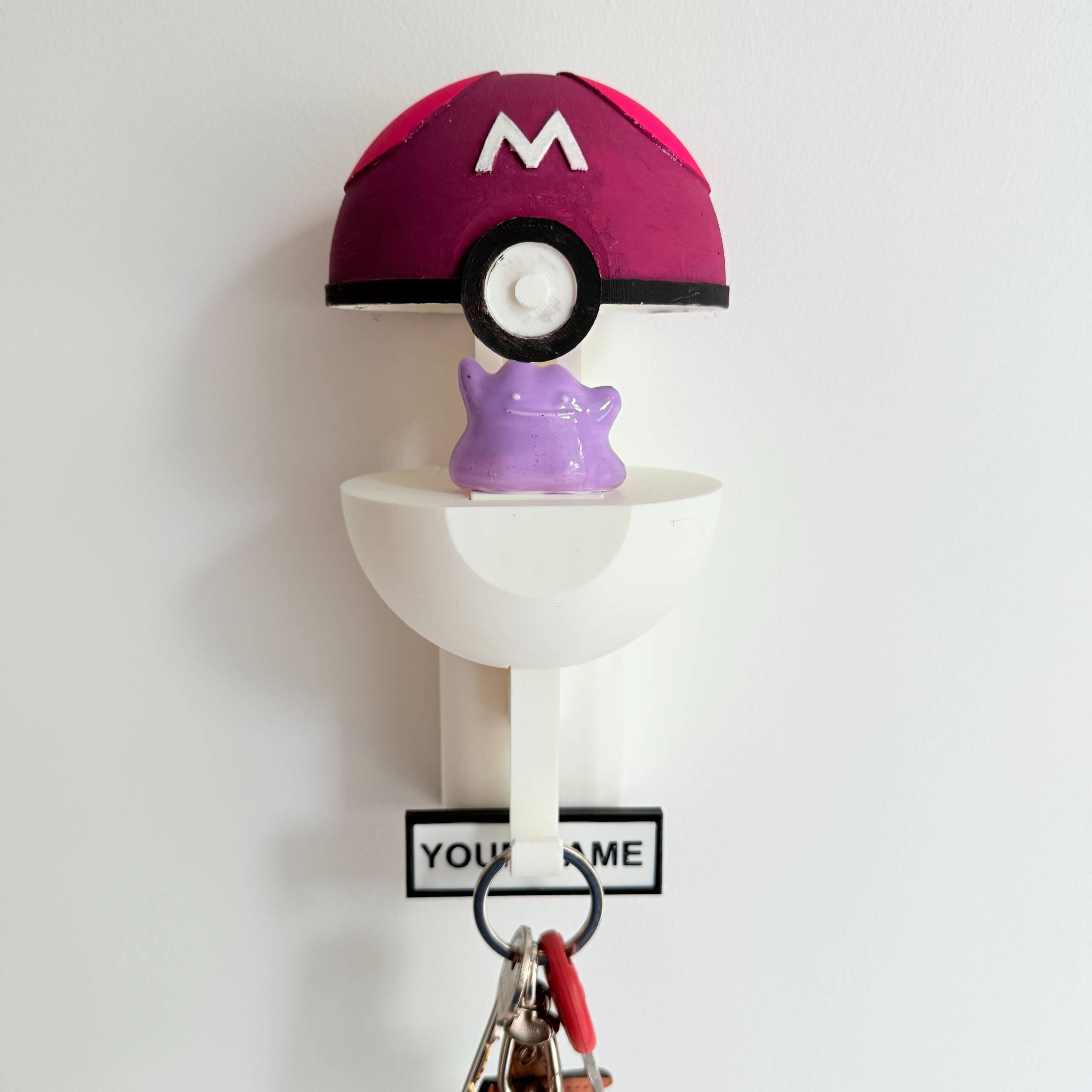 3D Printer Files | 3MF File | Ditto Pokemon Key Chain Wall for Home ...