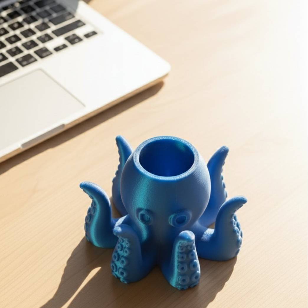 3D Printer Files | 3MF File | Cute Octopus Desk Buddy | Creality Cloud