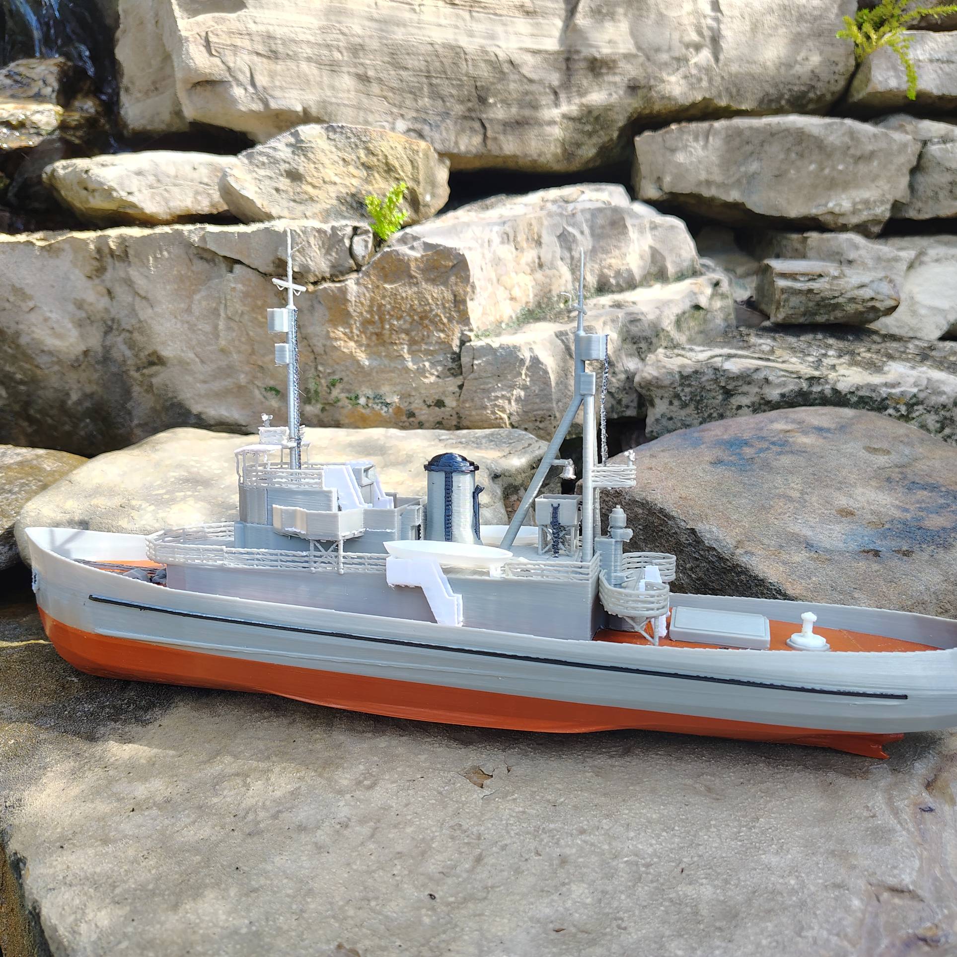 3D Printer Files | 3MF File | Tugboat USS Navajo AT-64 Model Kit by ...