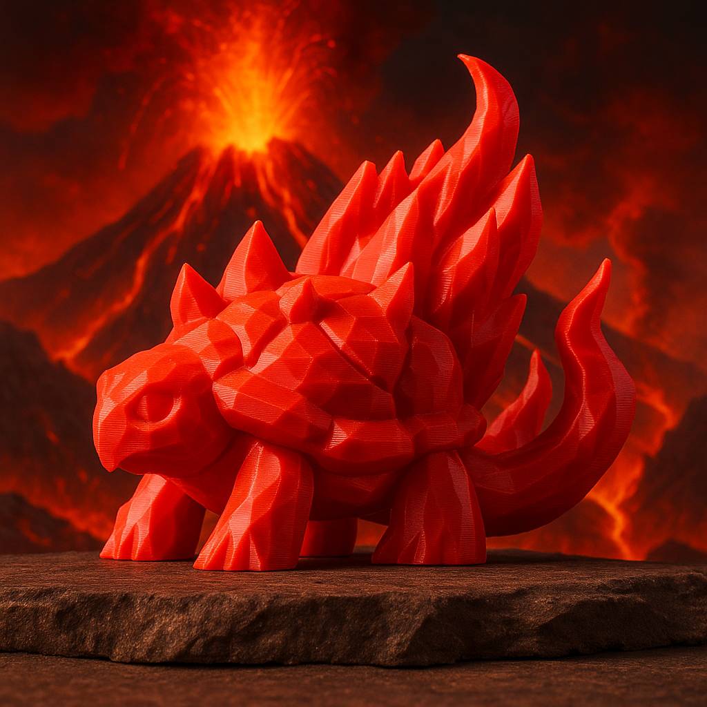 Characters & Creatures STL Download - Pyroclast – Flame Titan of the ...