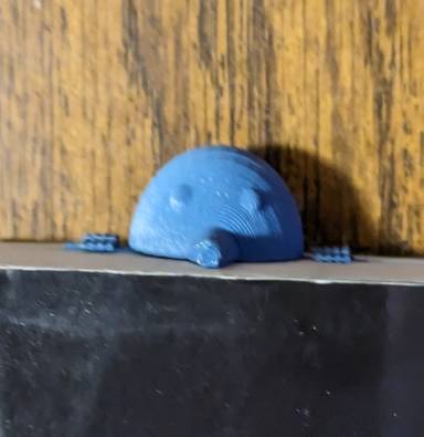 Inspired by Kilroy Was Here graffiti, this little bookmark prints in ...