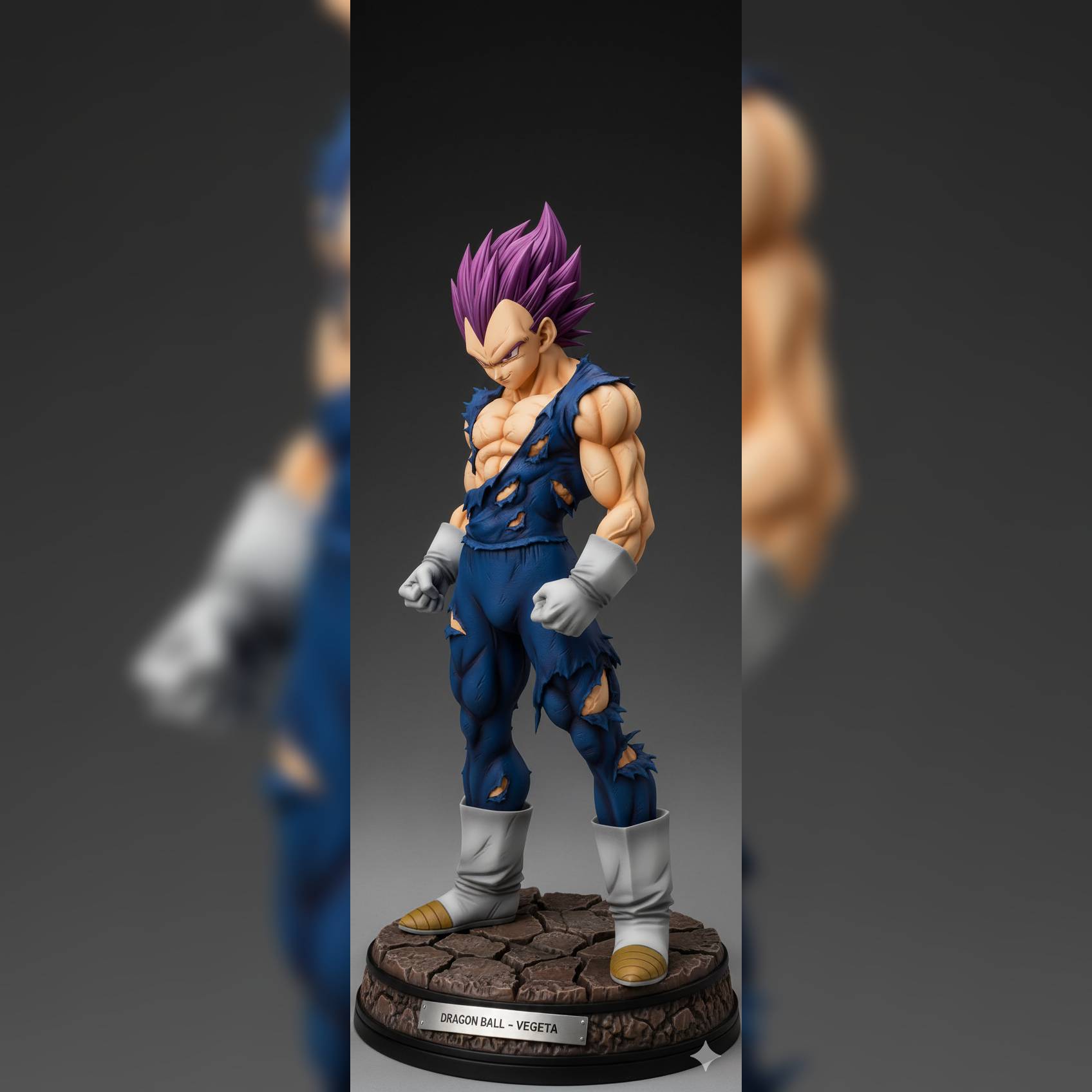 3D Printer Files | 3MF File | Vegeta Ultra Ego Figure | Creality Cloud