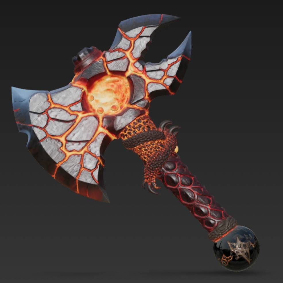 3D Printer Files | 3MF File | Axe keychain | Creality Cloud