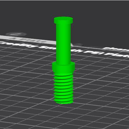 3D Printer Files | 3MF File | Adapter bolt to pantograph for microphone ...