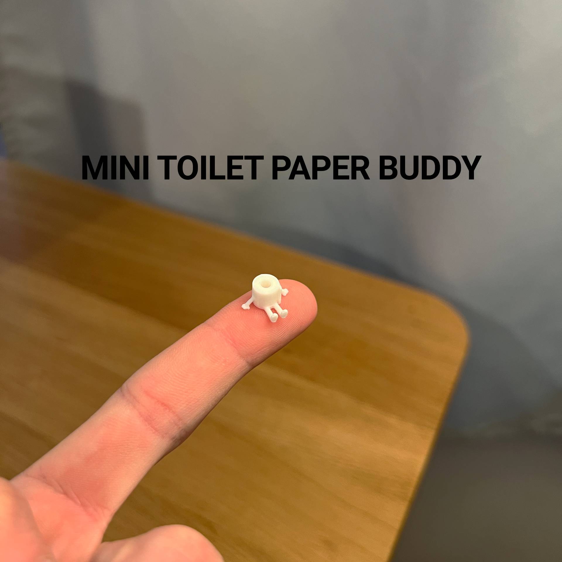 3D Printer Files | 3MF File | Mini Toilet Paper Buddy | Creality Cloud