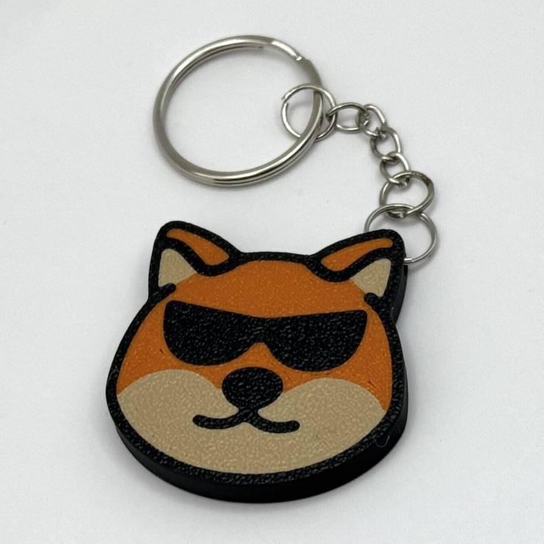 3D Printer Files | 3MF File | Shiba Inu / Doge Keychain | Creality Cloud