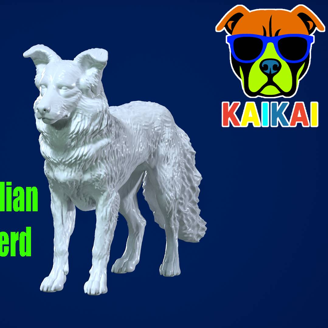 Other STL Download - The Australian Shepherd - Australian Berger model ...