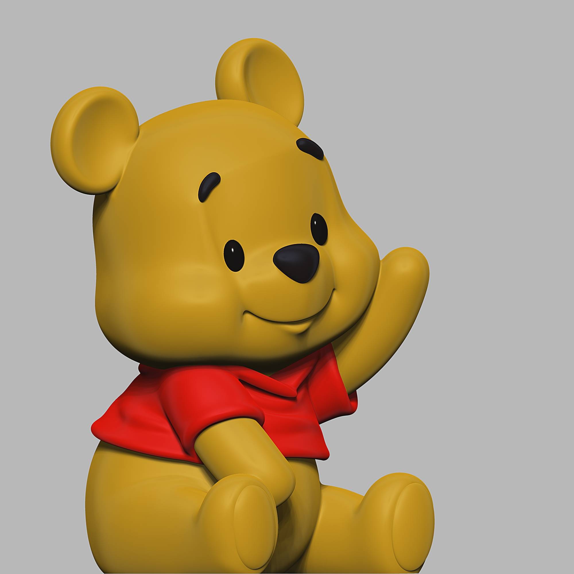 3D Printer Files | 3MF File | Winnie the Pooh Chibi Figurine – 3D Print ...