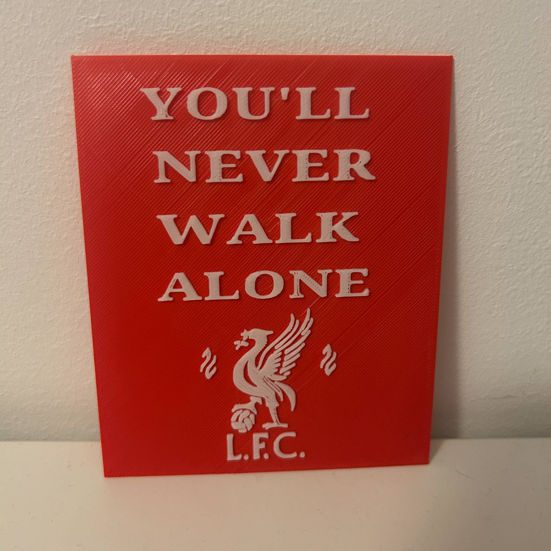 3D Printer Files | 3MF File | Liverpool FC YNWA plaque | Creality Cloud