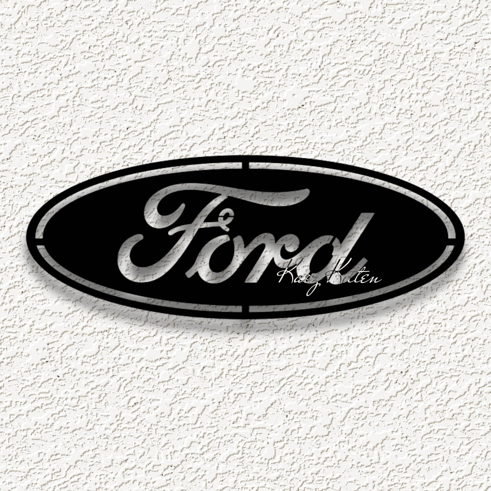 Other STL Download - ford emblem logo art home decorby Kaoz Kitten