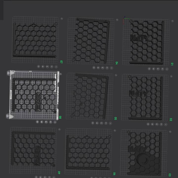 3D Printer Files | 3MF File | CREALITY K1|K1C|K1SE - HONEYCOMB SIDE ...