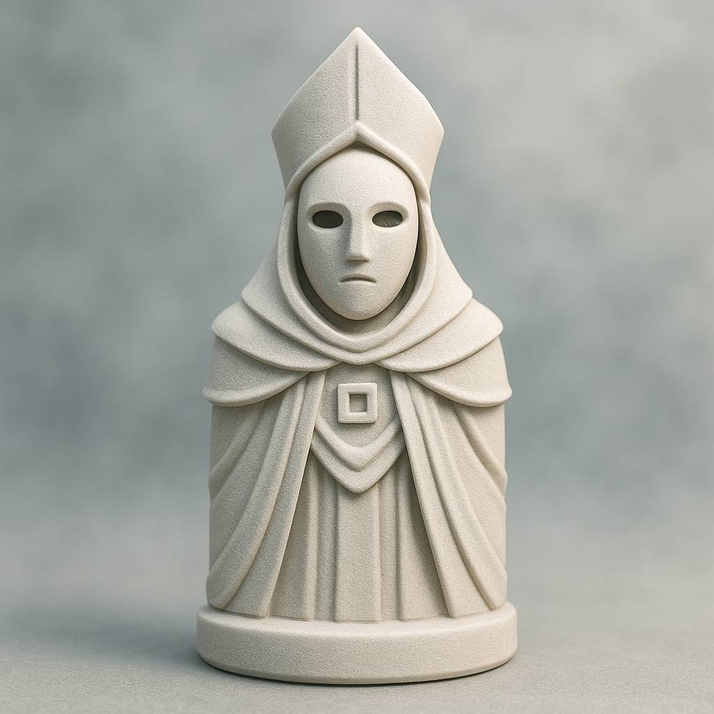 gratuita Board Games & Card Games STL Descarga - Chess Bishop Masked ...