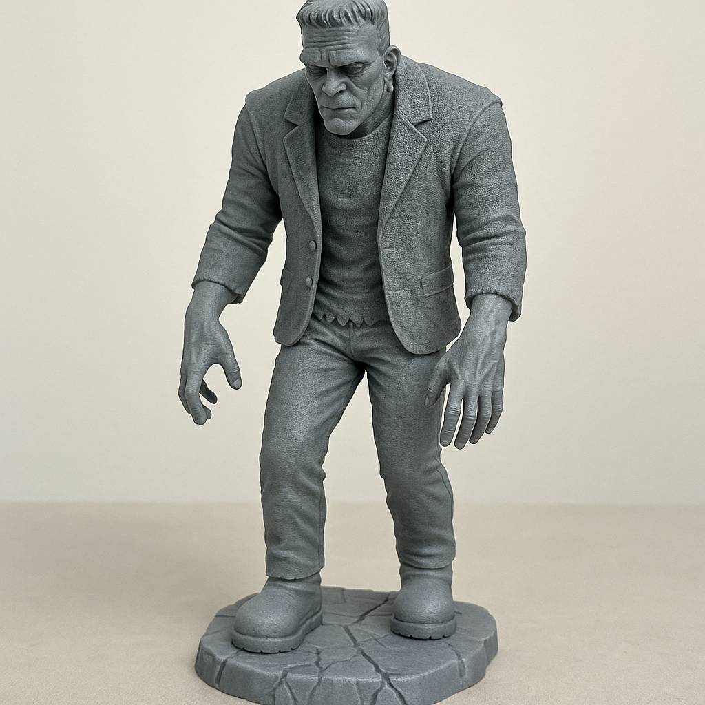 3D Printer Files | 3MF File | Frankin Statue 🧟‍♂️⚡ | Creality Cloud
