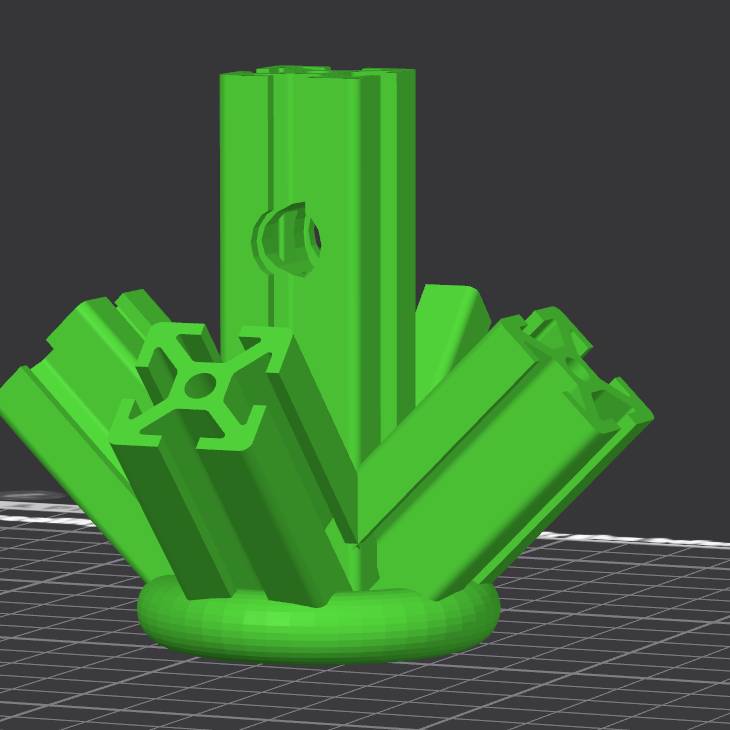 3D Printer Files | 3MF File | Konomi 2020 T-Slot Cube Corner Bracket ...