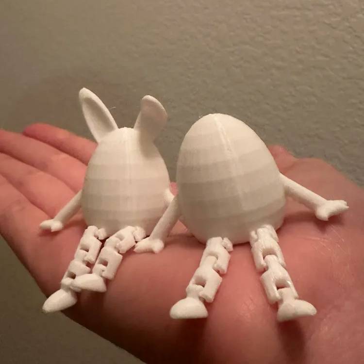 3D Printer Files | 3MF File | Articulated Egg Buddy! | Creality Cloud