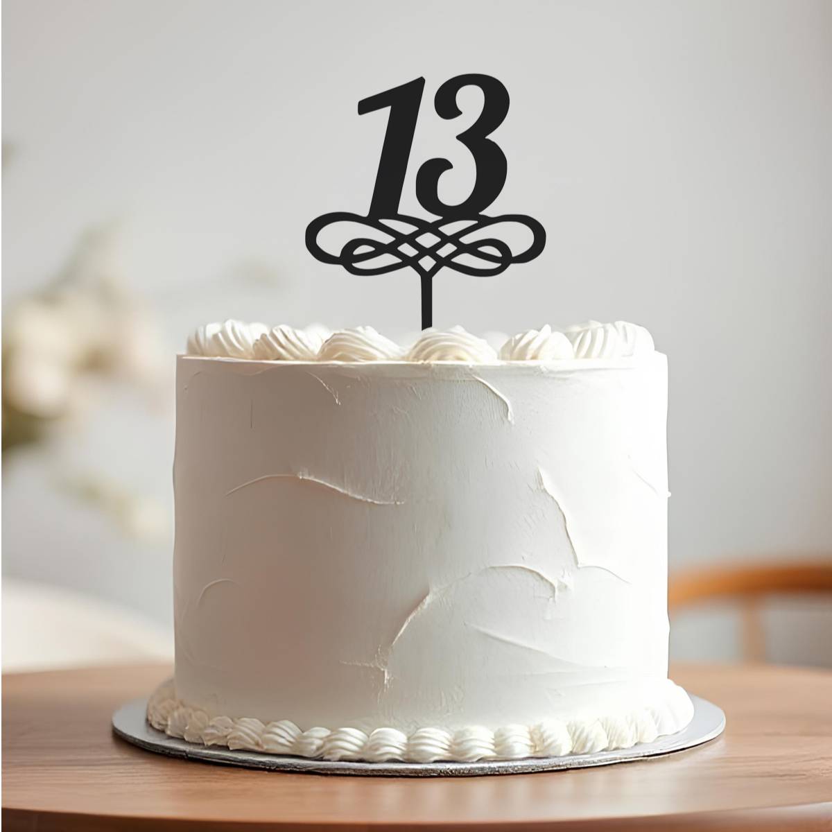 Home Decorations & Ornaments STL Download - Thirteen Cake Topperby OALPO
