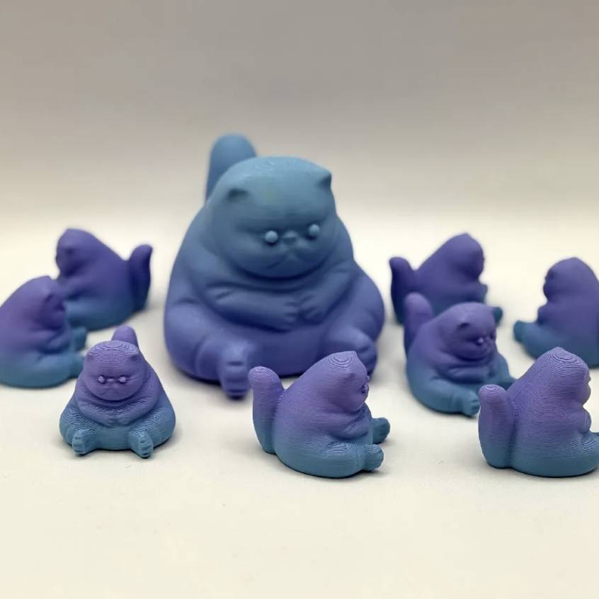 3D Printer Files | 3MF File | Fat Kitty | Creality Cloud