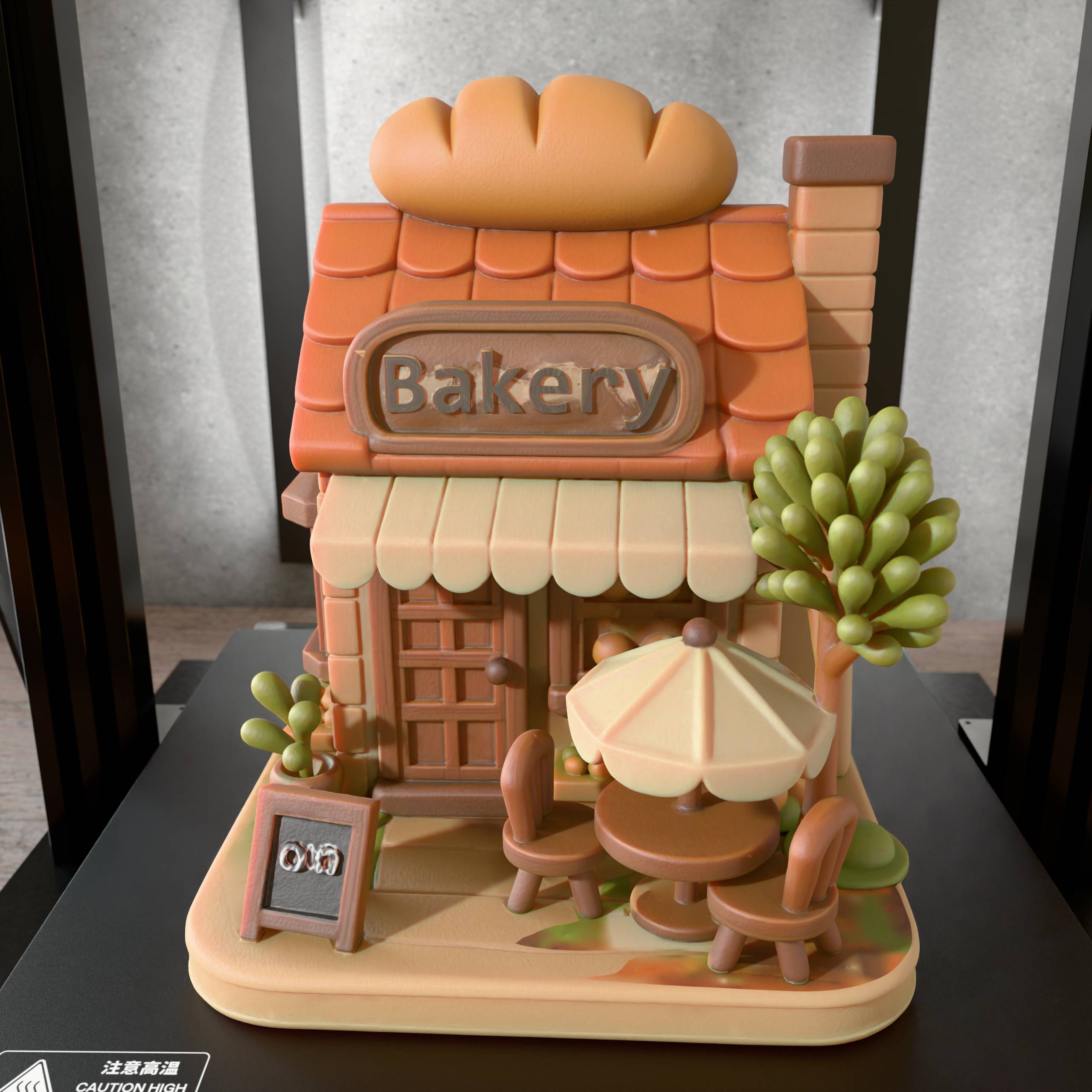 3D Printer Files | 3MF File | Bakery Miniature | Creality Cloud