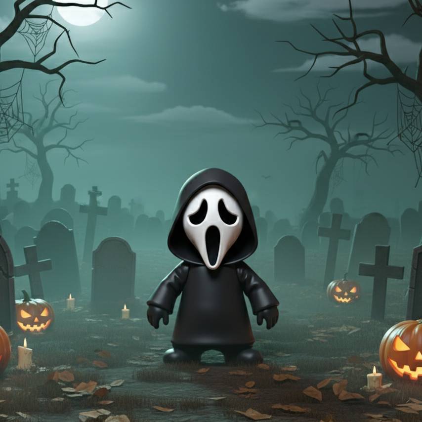 3D Printer Files | 3MF File | GHOSTFACE CUTE - SCREAM - TERROR ...