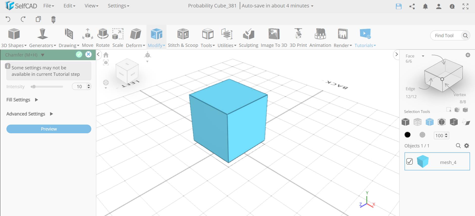 3D PROBABILITY CUBE