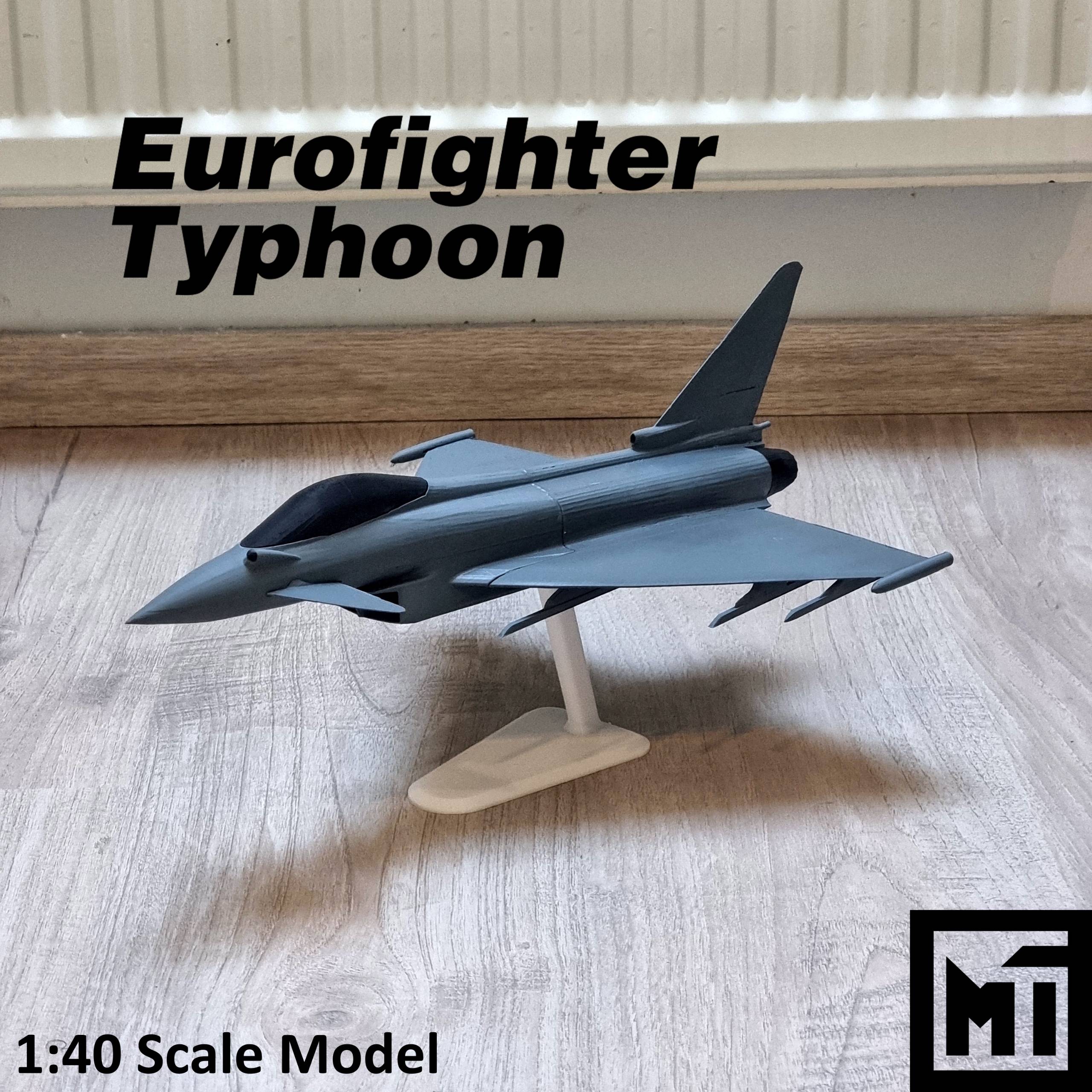 Drones & Aircraft STL Download - Eurofighter Typhoonby MT-Design