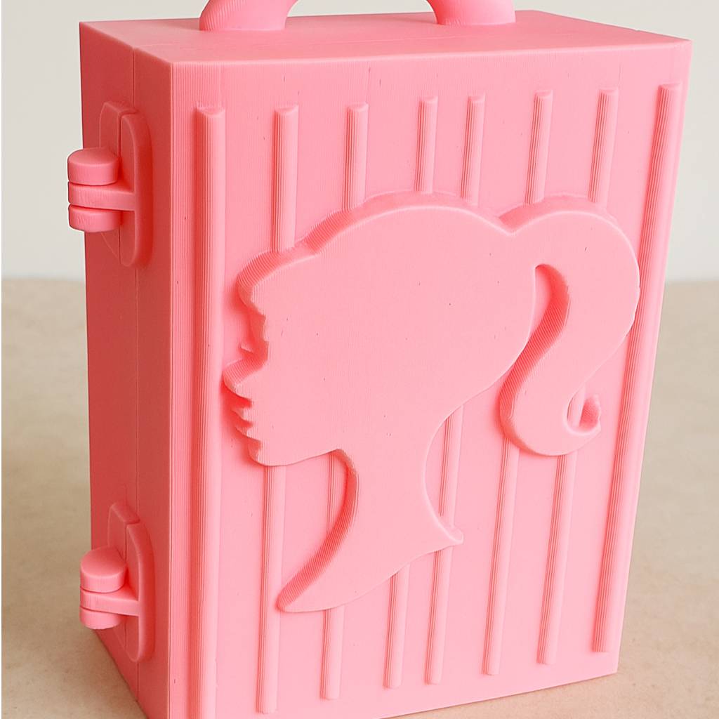 3D Printer Files | 3MF File | Barbie Suitcase / Clothes Travel Case ...