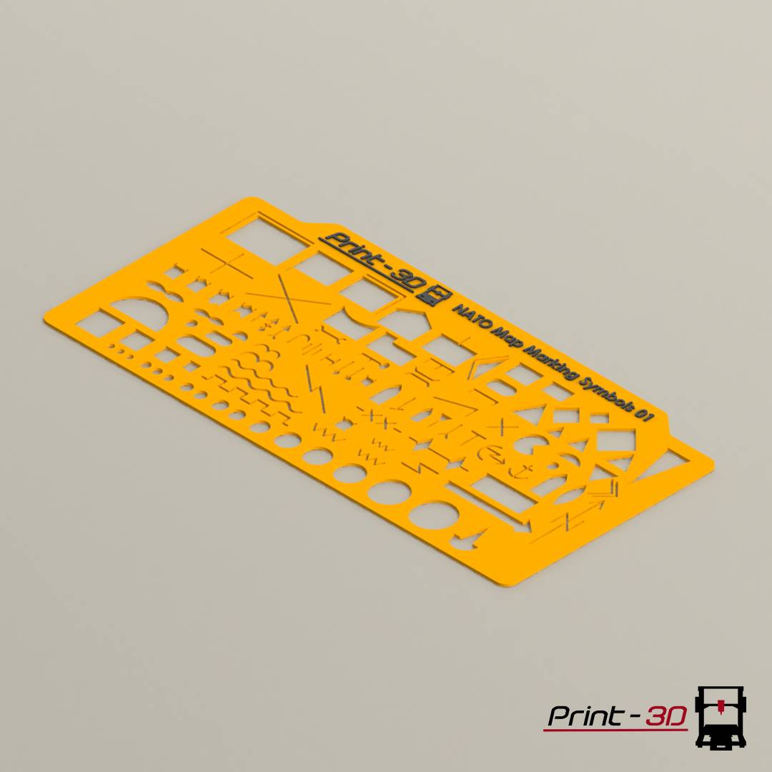 3D Printer Files | 3MF File | NATO/OTAN Map Marking Symbols 01 ...