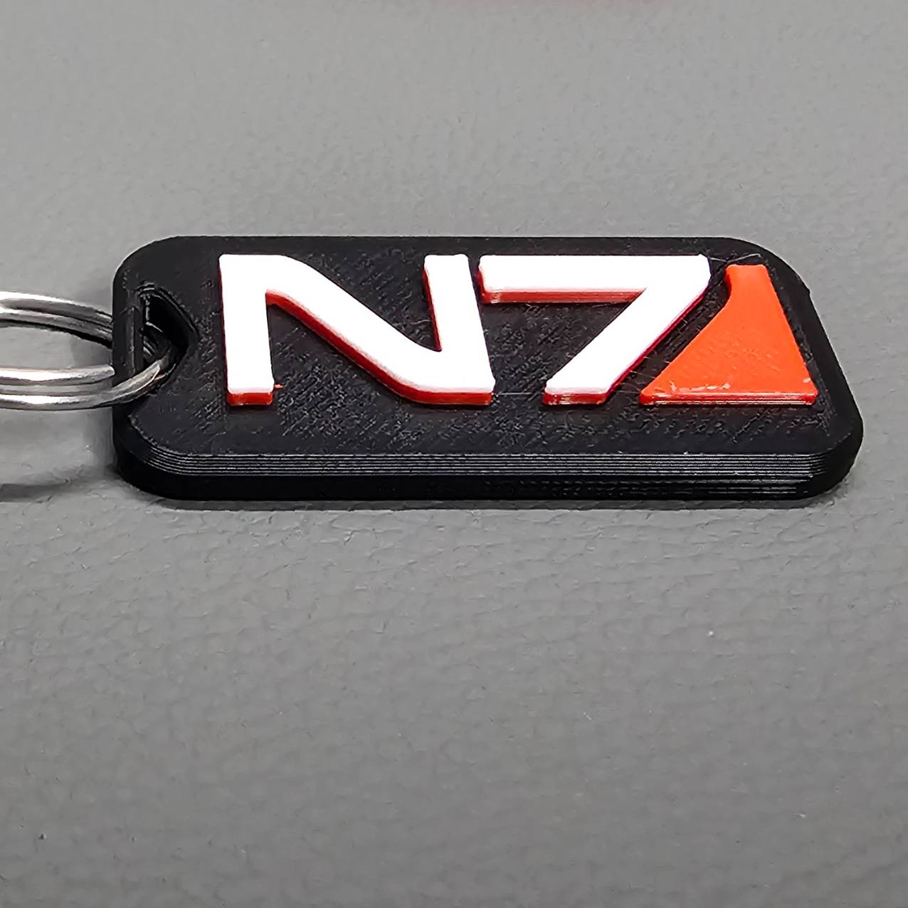 3D Printer Files | 3MF File | Mass Effect N7 Keychain/Tag | Creality Cloud