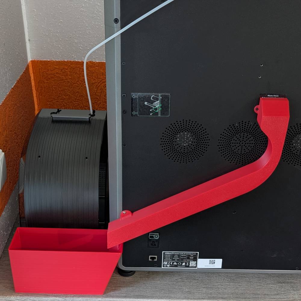 3D Printer Files | 3MF File | K2 Plus Poop Chute rechte Seite (simpel) | Creality Cloud