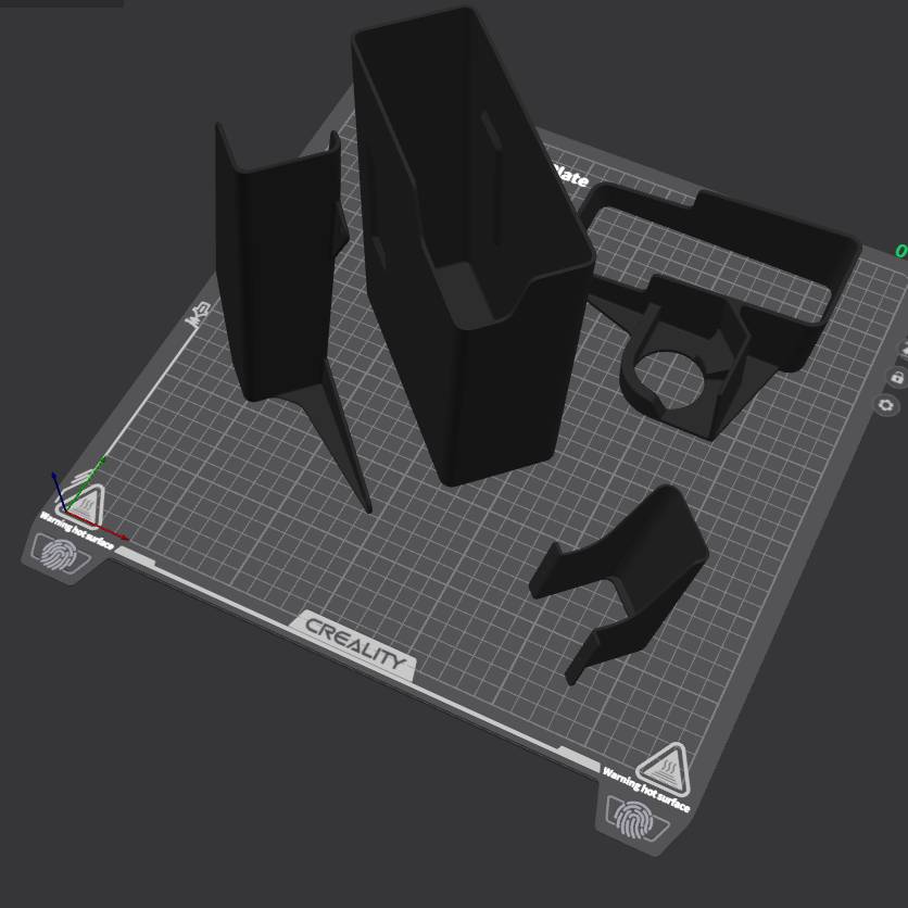 Archivos de impresora 3D | Archivo 3MF | K2 Plus - Left poop chute with ...