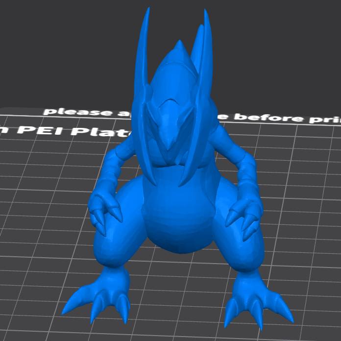 3D Printer Files | 3MF File | Pokemon: Haxorus | Creality Cloud