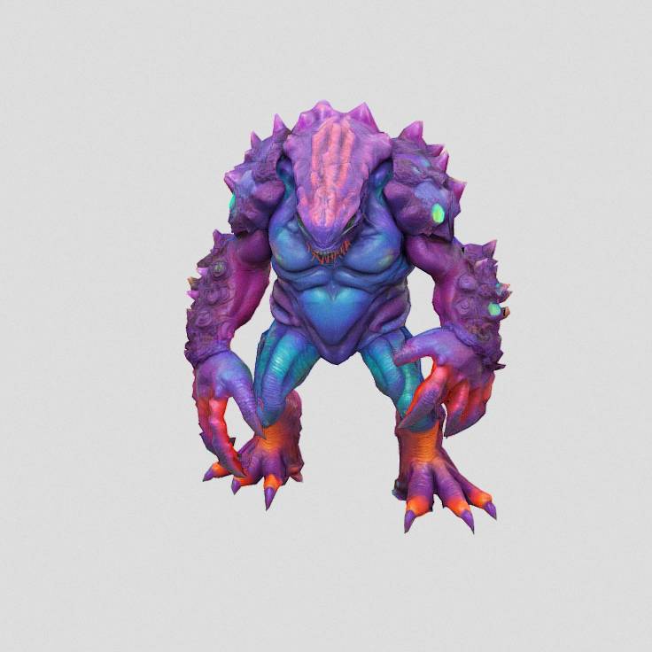 Characters & Creatures STL Download - Alien Bruteby neagww