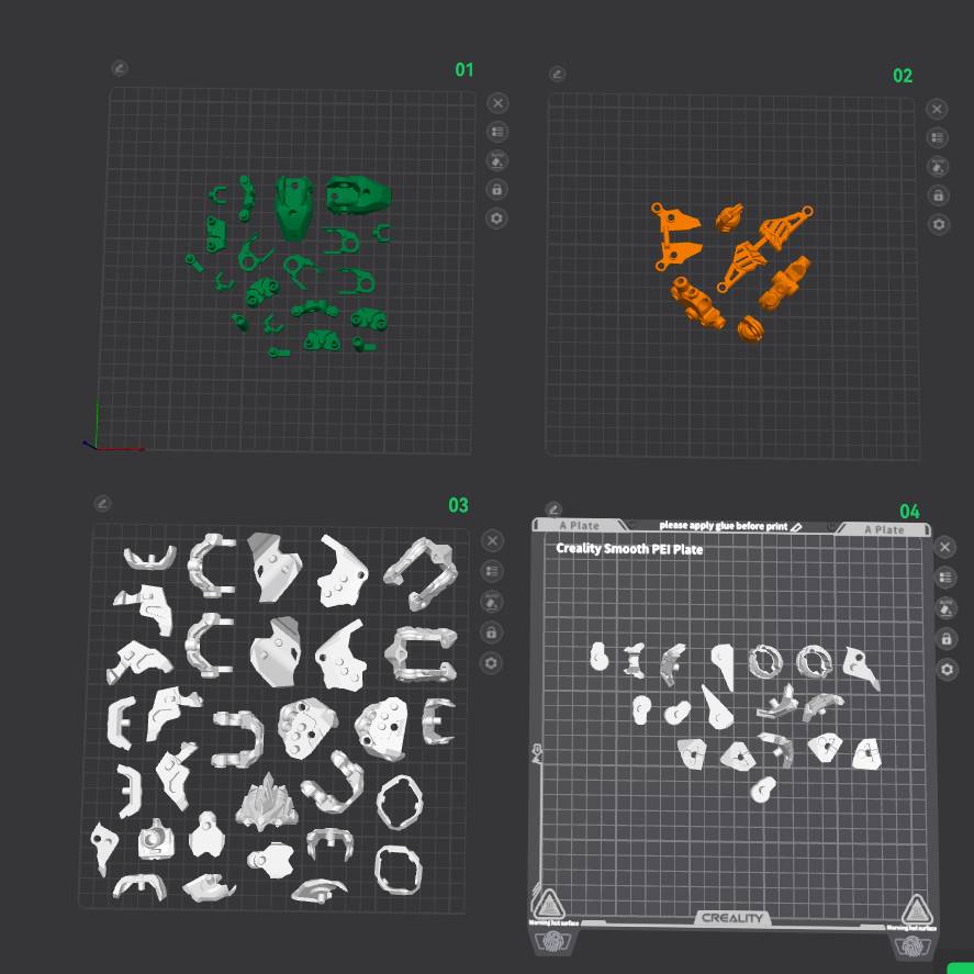 3D Printer Files | 3MF File | Assembly Robot: SH-02 1.2 Update ...