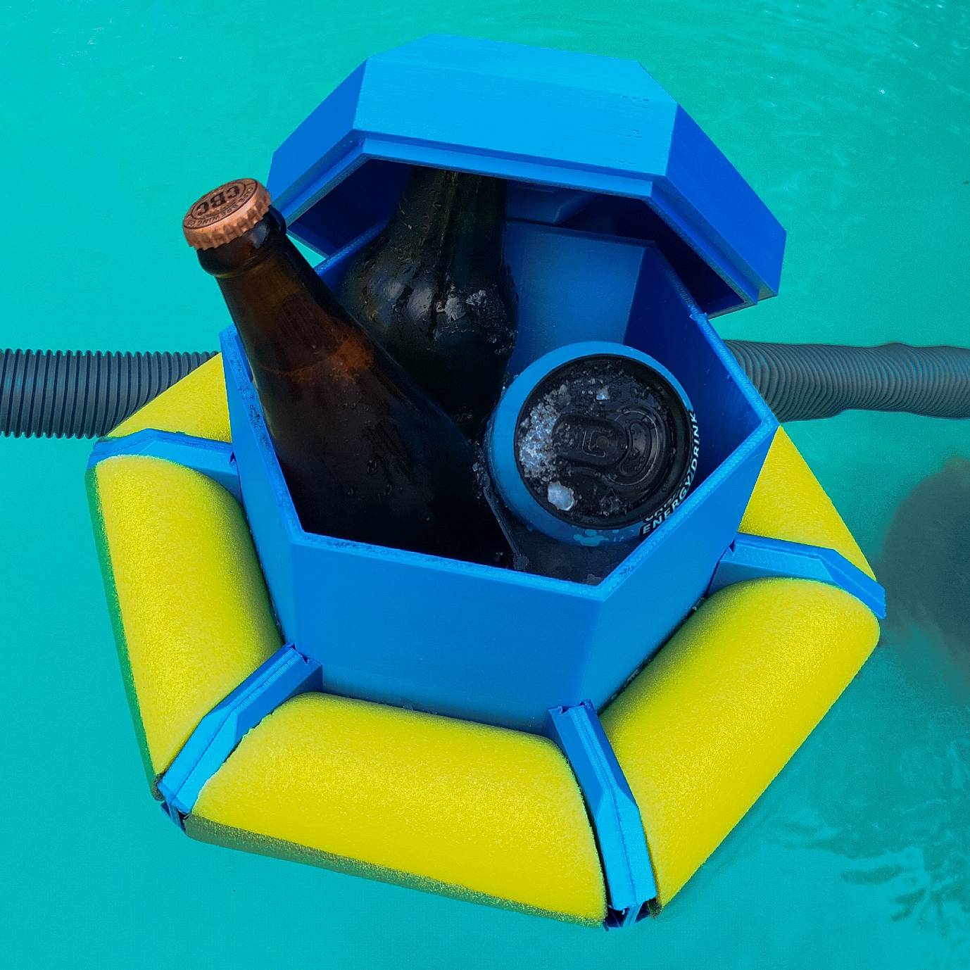 3D Printer Files | 3MF File | Hexagon Pool Ice Bucket | Creality Cloud