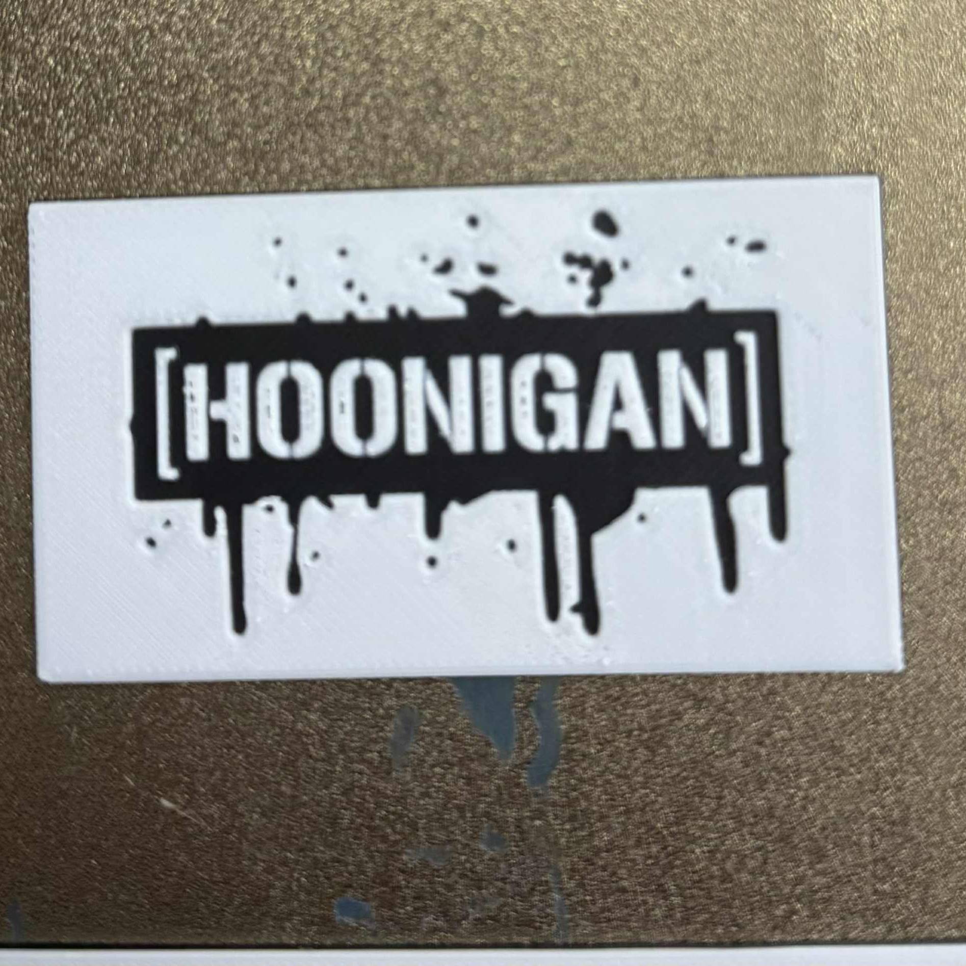 3D Printer Files | 3MF File | Hoonigan sign v2 | Creality Cloud