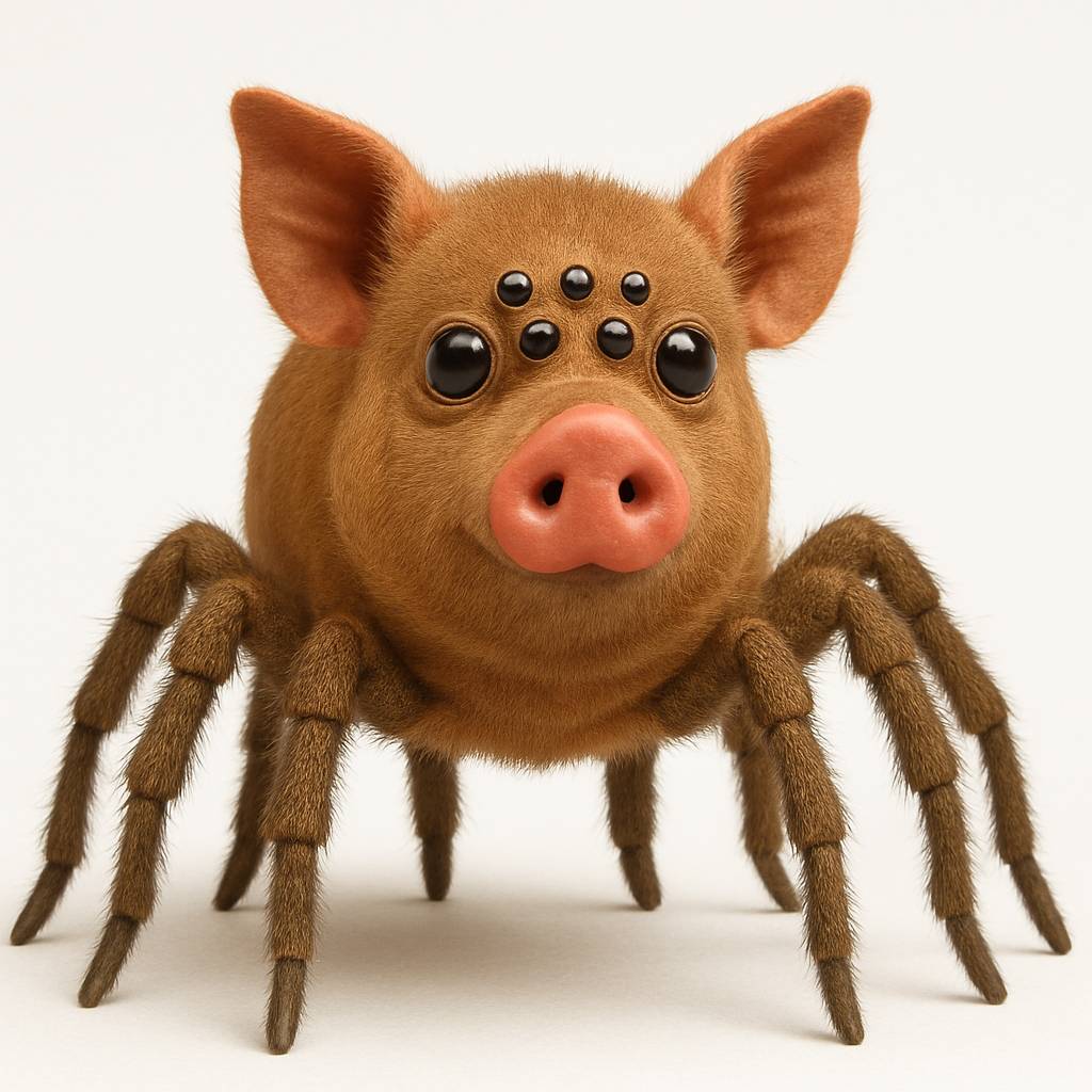 3D Printer Files | 3MF File | Porco aranha - pig spider | Creality Cloud