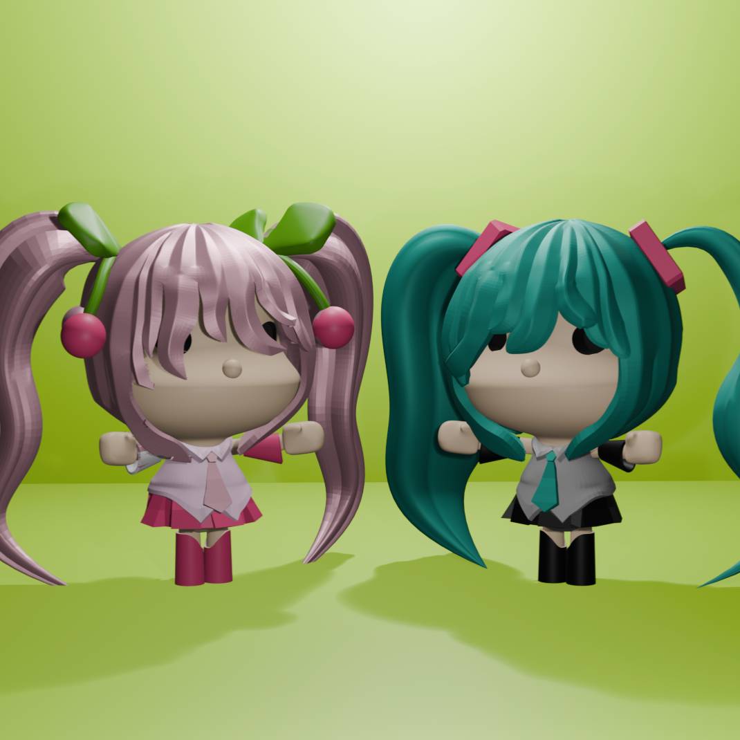 3D Printer Files | 3MF File | VOCALOID: HATSUNE MIKU | Creality Cloud