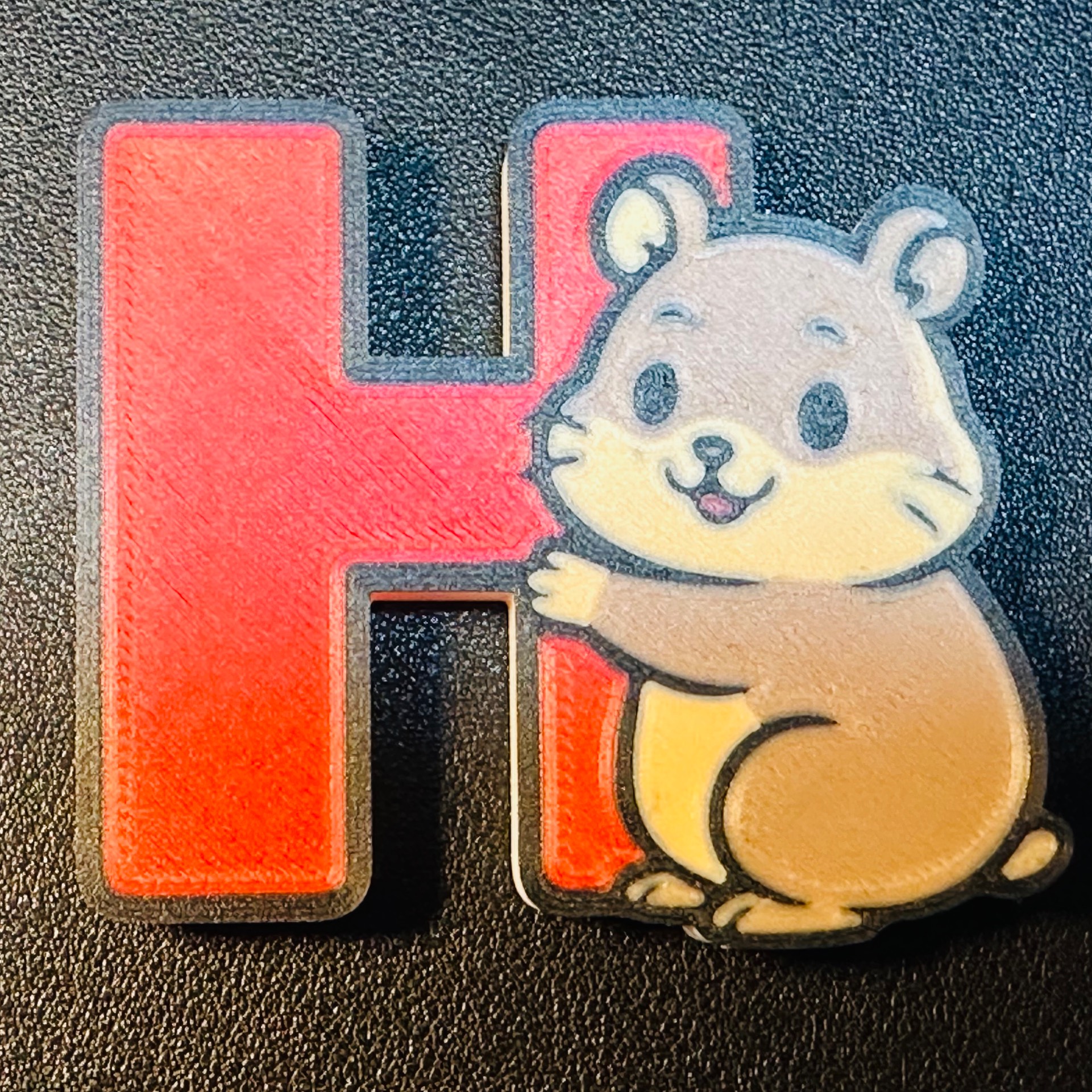 3D Printer Files | 3MF File | Letter H “Hamster” 🐾 Animal Alphabet ...