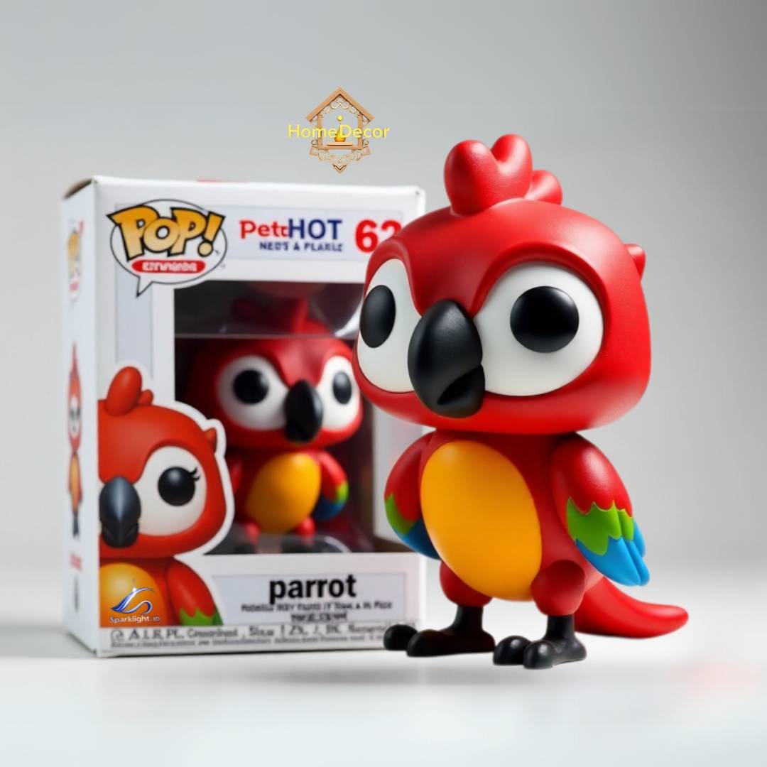 3D Printer Files | 3MF File | 🦜 Cute Parrot – Funko-Style Figurine! | Creality Cloud
