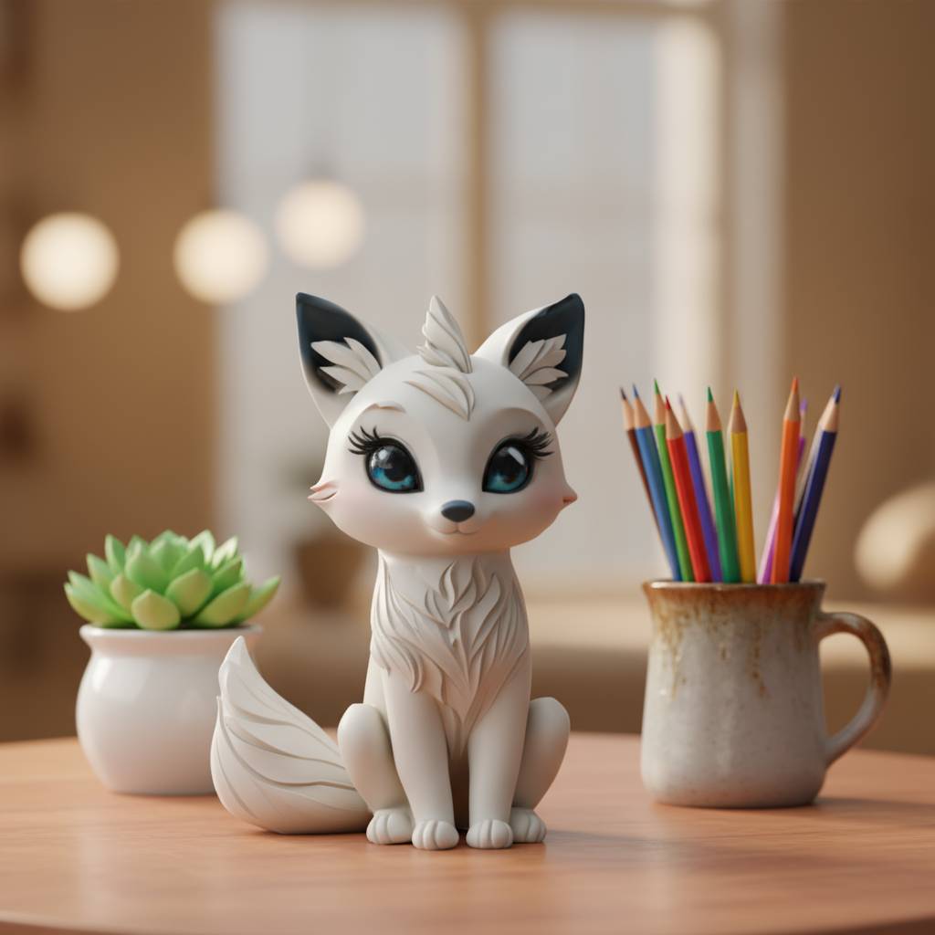 Other STL Download - White foxby GoldenDawn