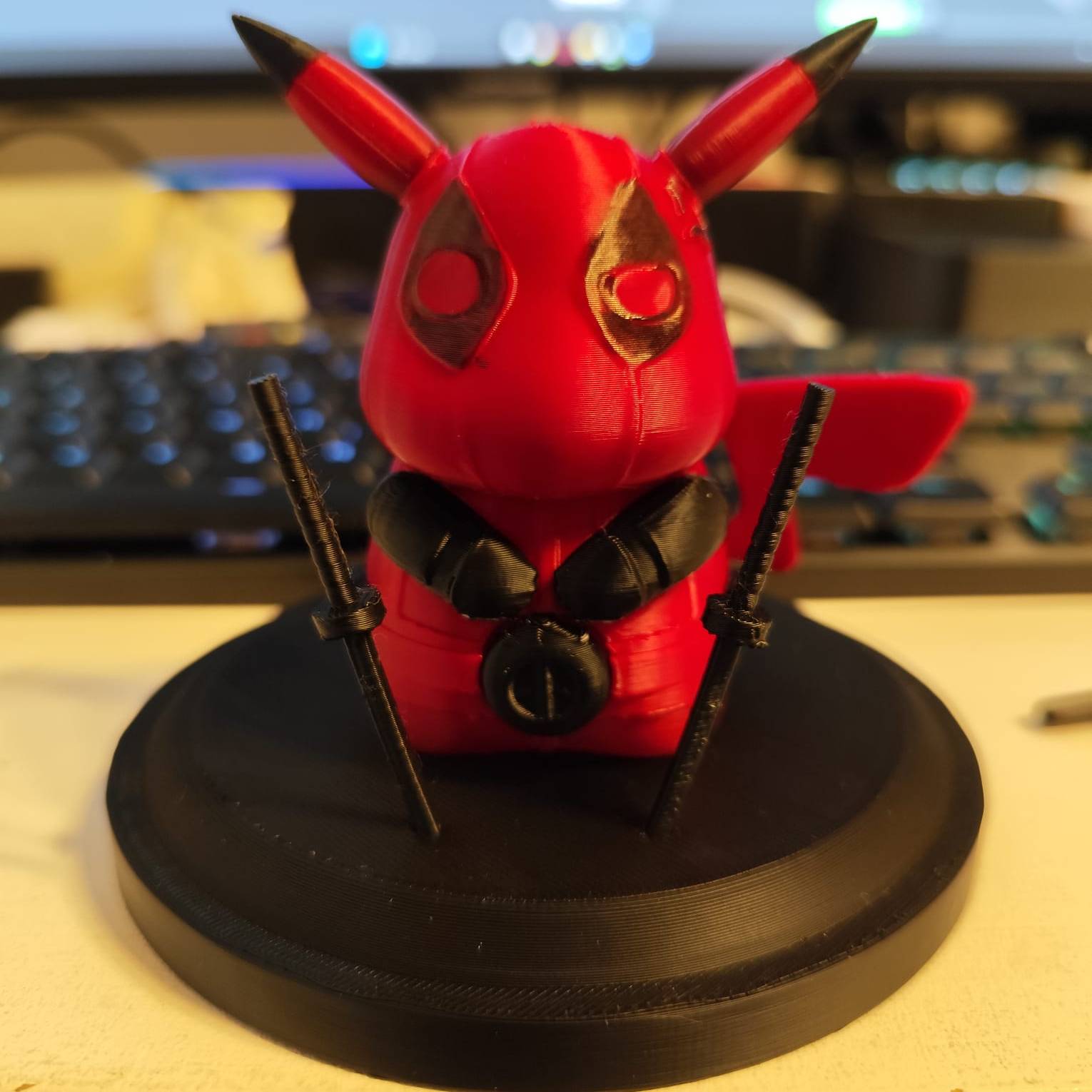 3D Printer Files | 3MF File | Pikachu X Deadpool | MultiColor Pokemon ...