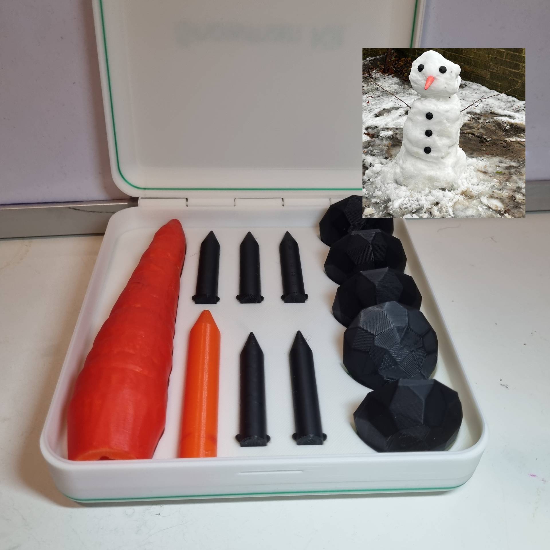 3D Printer Files | 3MF File | Snowman Accessory Kit | Creality Cloud