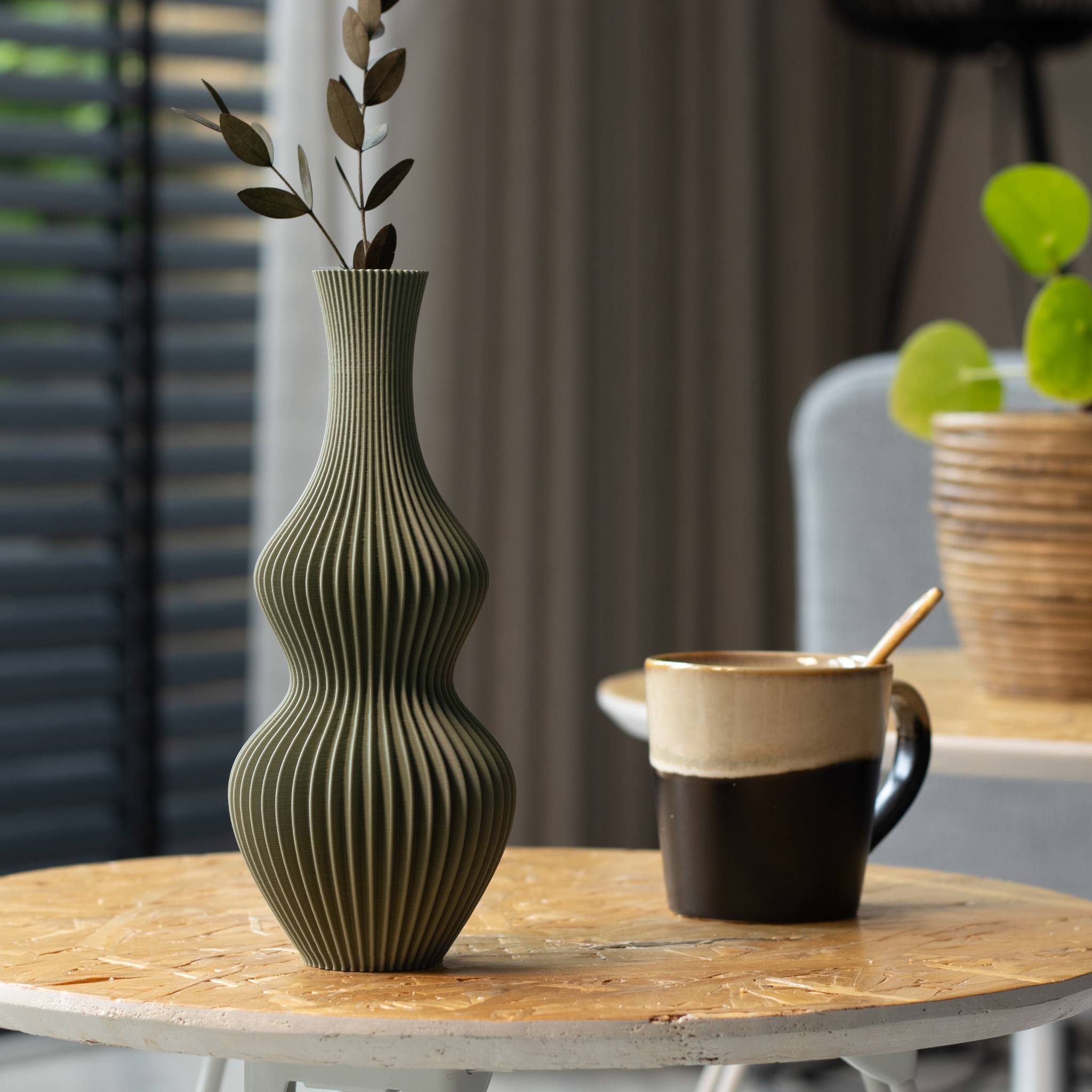 3D Printer Files | 3MF File | Vase NAMI - Elegant Wavy Vase | Creality ...