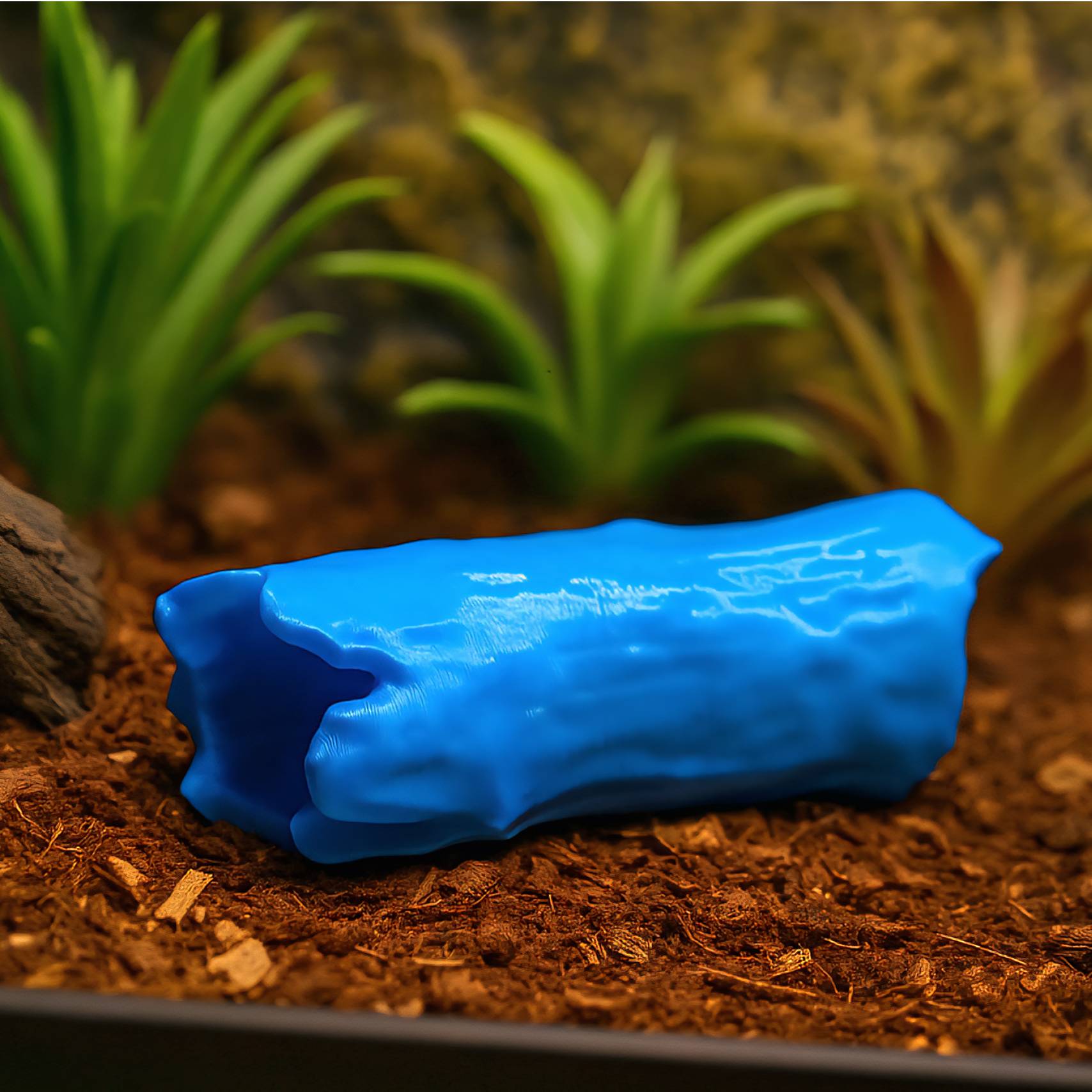 gratuito di Pets STL Download - Jumping Spider Hollow Tree Log Hide ...